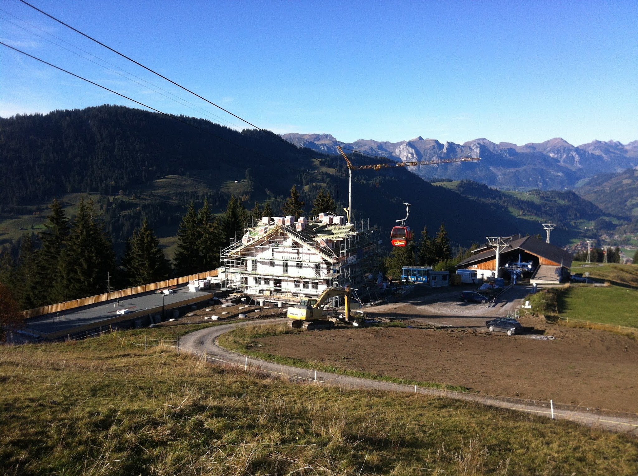 vom Rinderberg hinunter (und wie weiter?) | Frank's Wander-Ferien