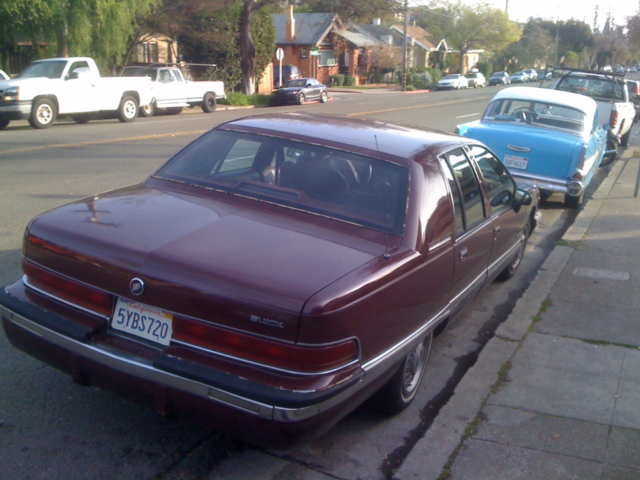 Tamerlane's Thoughts: Carspotting: 1992 Buick Roadmaster and 1950s Chevy