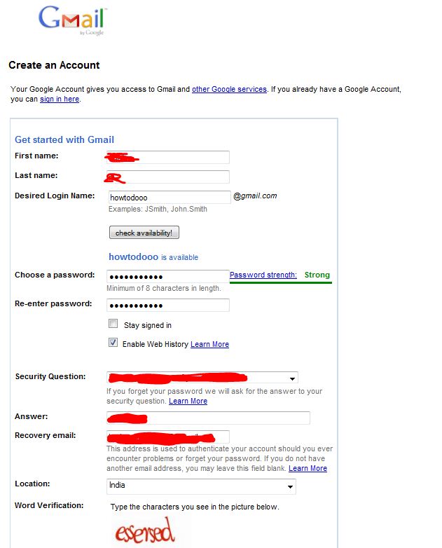 How to Create a Gmail Account | How to Signup to Gmail Account | How To ...