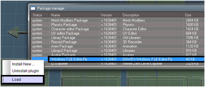 Draises trueSpace - Installation