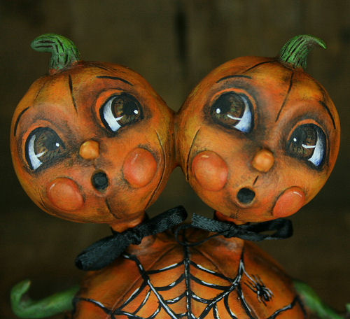 Michele Lynch Art Blog: Waylon & Daylon Conjoined Pumpkin Twins