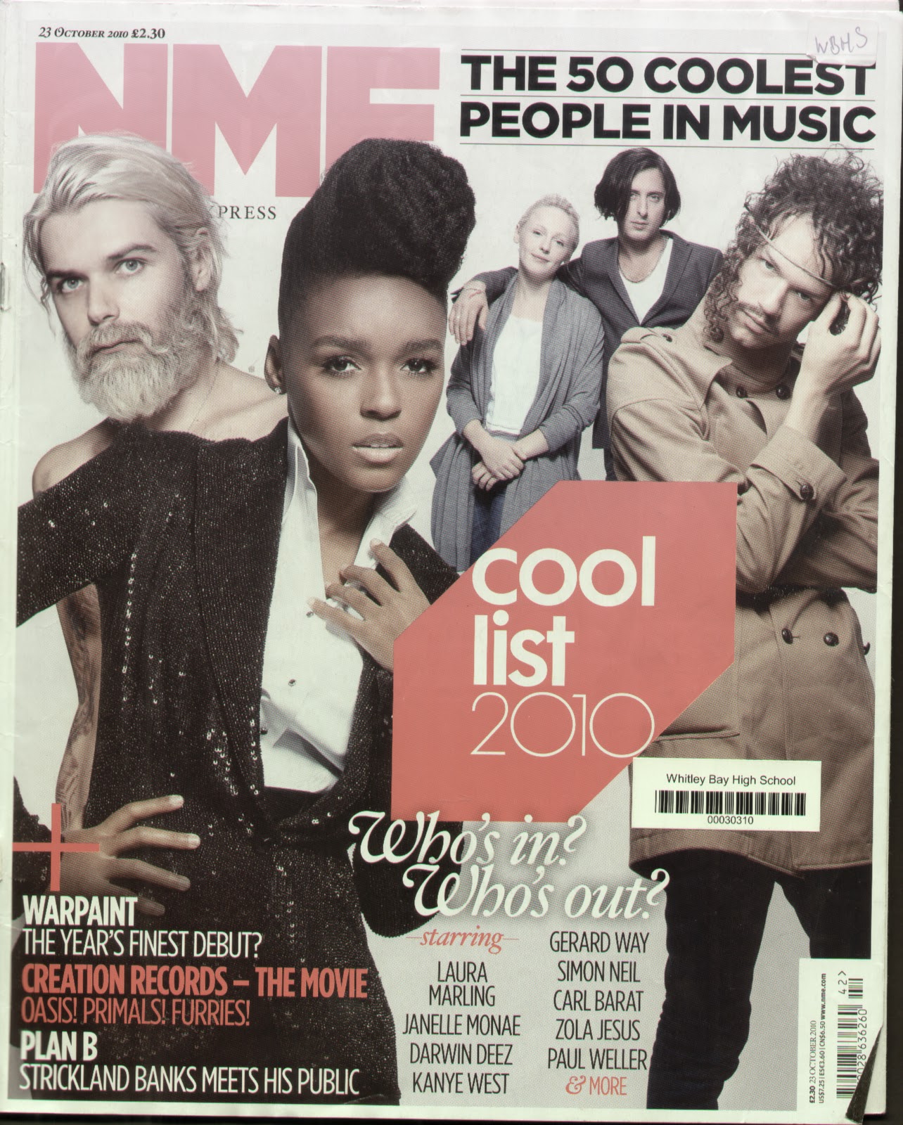 HannahColley8459: Music Magazine: Front Cover Anaysis's 2