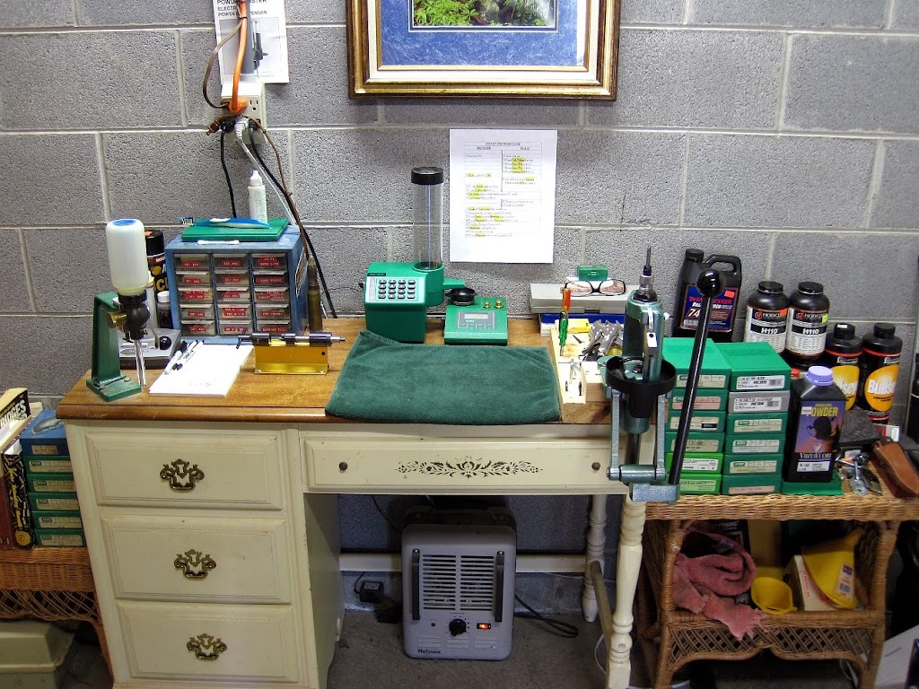 Is your hand loading station a "Man Cave"? | Colt Forum