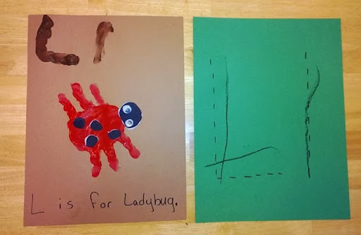 The cow jumping over the moon: Homemade Alphabet Book!