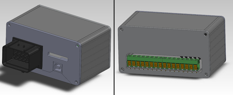 8 kanalig EGT loggbox med USB, SD-kort och pekskärm - Sävar Turbo Site
