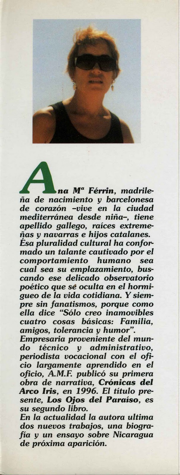 GAUDÍ Y MÁS... por Ana Mª Ferrin: "LOS OJOS DEL PARAISO" OBRA DE LA ...