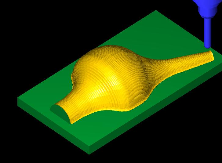 Alamo CNC: Intake plenum, half done