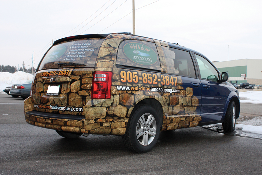 Wel-done Landscaping - NEW wrap! - Eminent Custom Graphics inc.