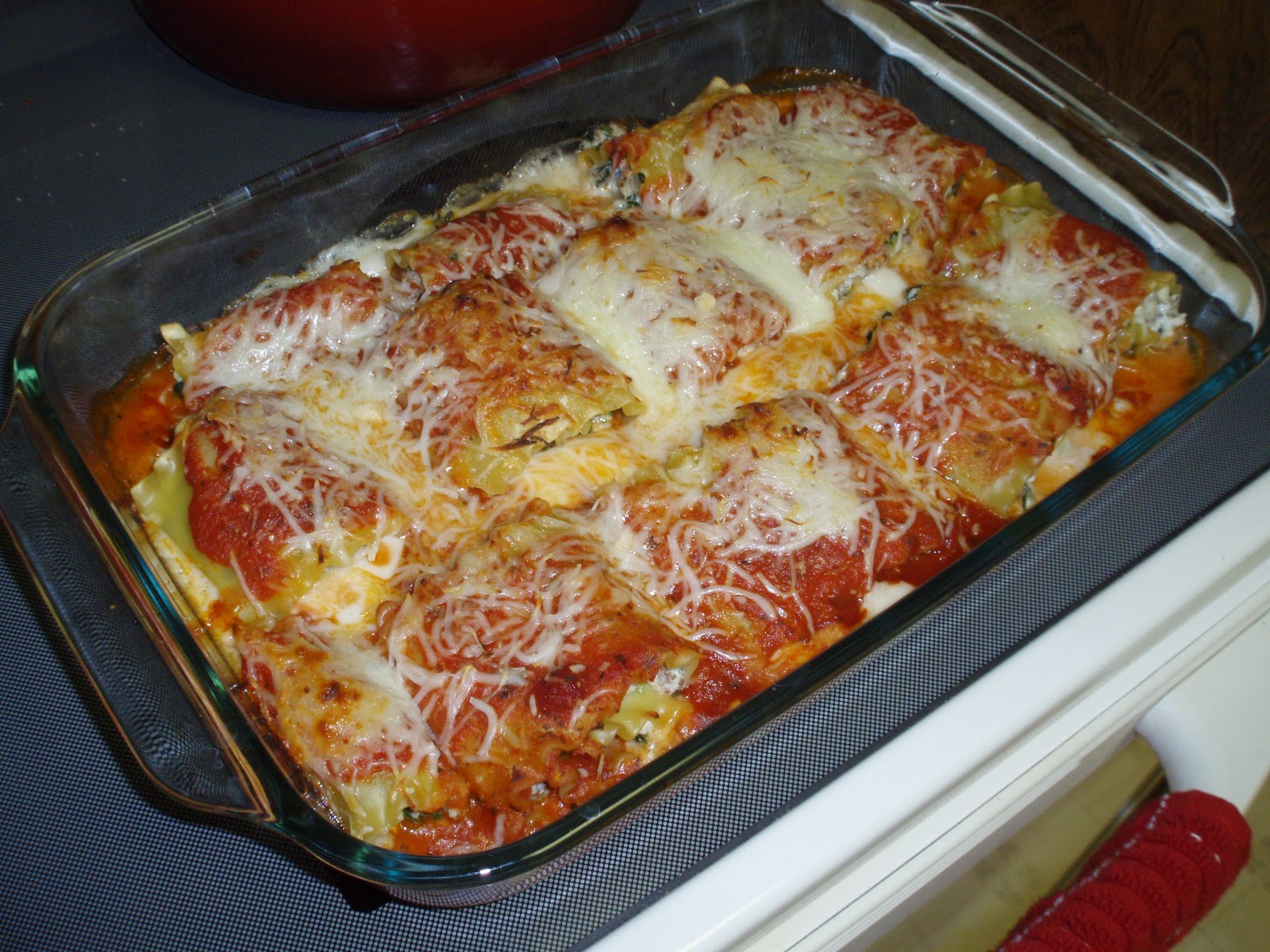 the test nest: Lasagna Rollin' Rollin' Rolls
