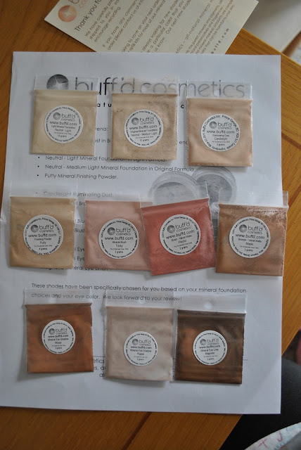 Mezzaluna's world of beauty: Buff'd Cosmetics samples - REVIEW