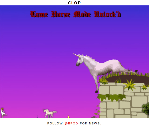 CLOP: QWOP but as a horse | Page 2 | NeoGAF
