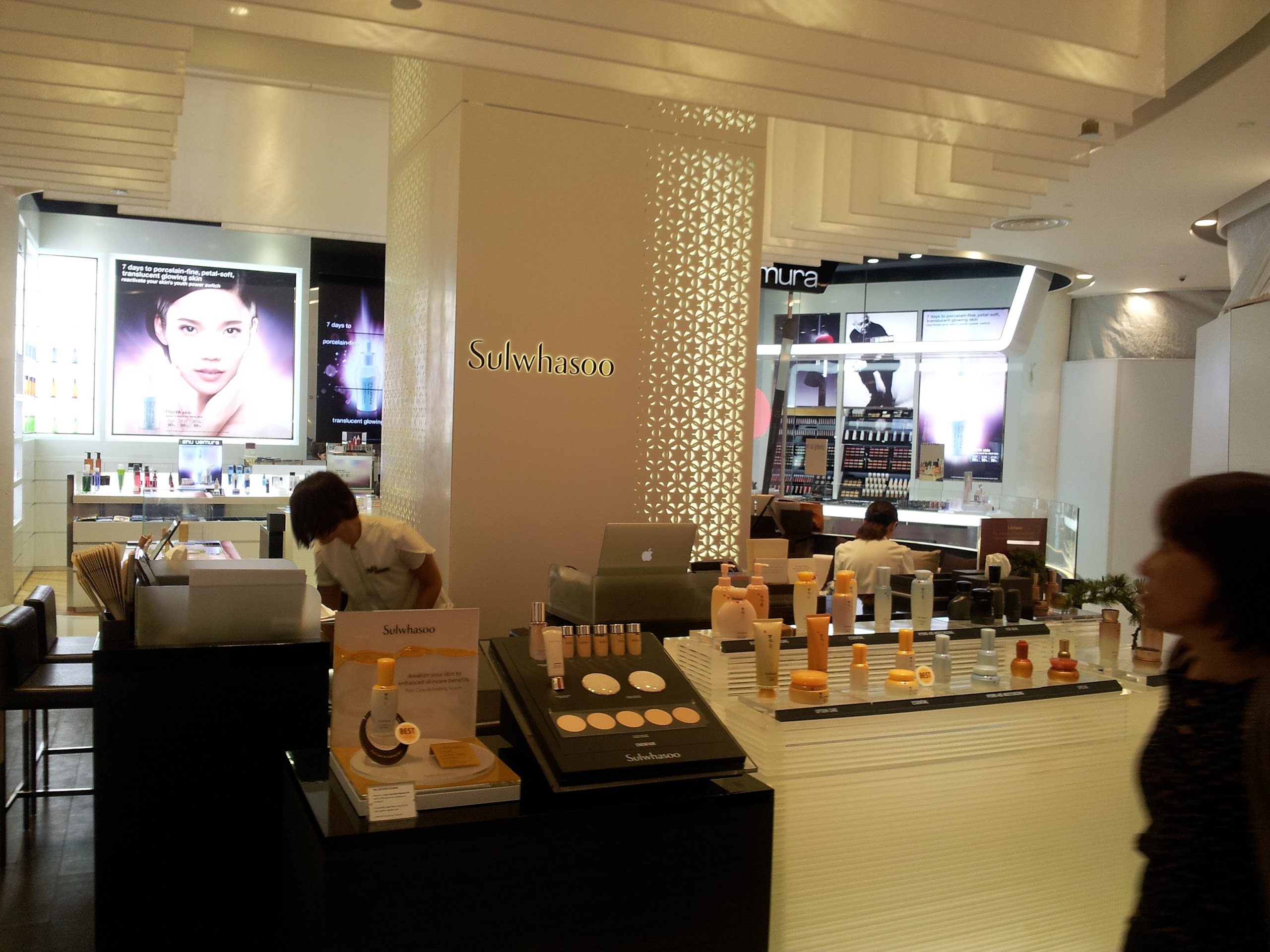 Revamp of beauty counter at orchard TANGS