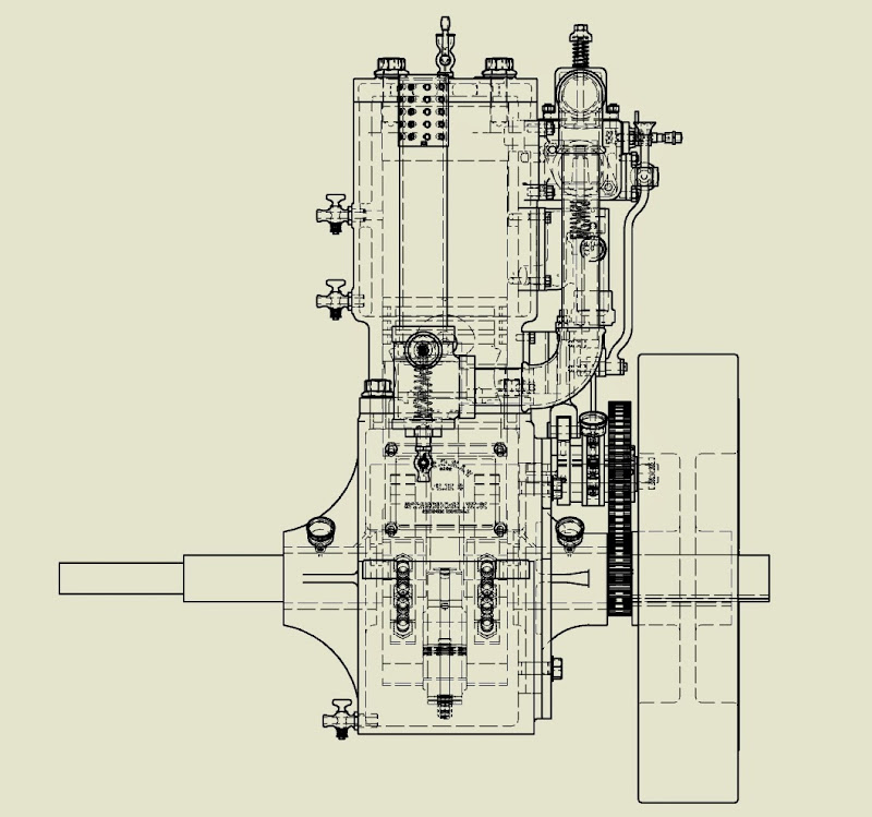 Antique Machinery and History | E.w. Roberts 3 hp launch engine ...