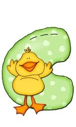 Alfabeto de patitos en diferentes posturas. - Oh my Alfabetos!