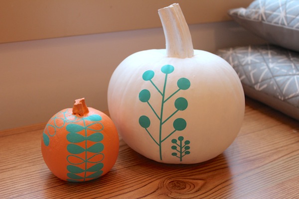 Assemble Shop and Studio: More Fall Fun: Modern Decaled Pumpkins
