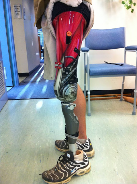 Terminator prosthetic leg/artwork! design - World Of Technology