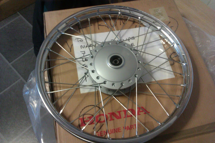 genuine honda front wheel - C90Club.co.uk