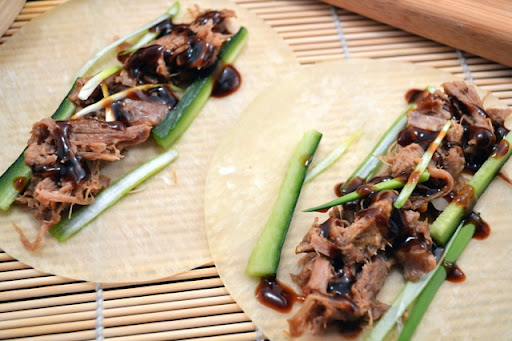 Mrs Ellwood's Simple Life: Hoisin Shredded Lamb Pancakes