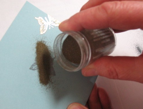 Stamp Girl: Embossing Powder Techniques #13