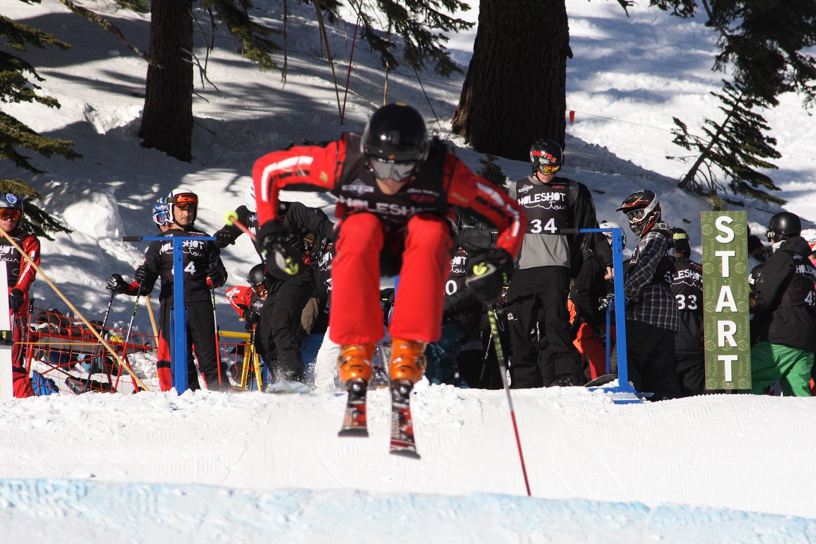 Under White Skies: Alpine Meadows Ski Cross Photos