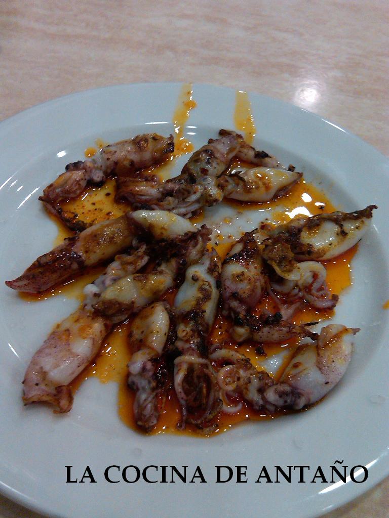 LA COCINA DE ANTAÑO: CALAMAR A LA PLANCHA