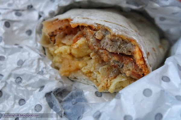 Eat Till Tummy Full: McDonalds - McSkillet Burrito Sausage from LA Airport