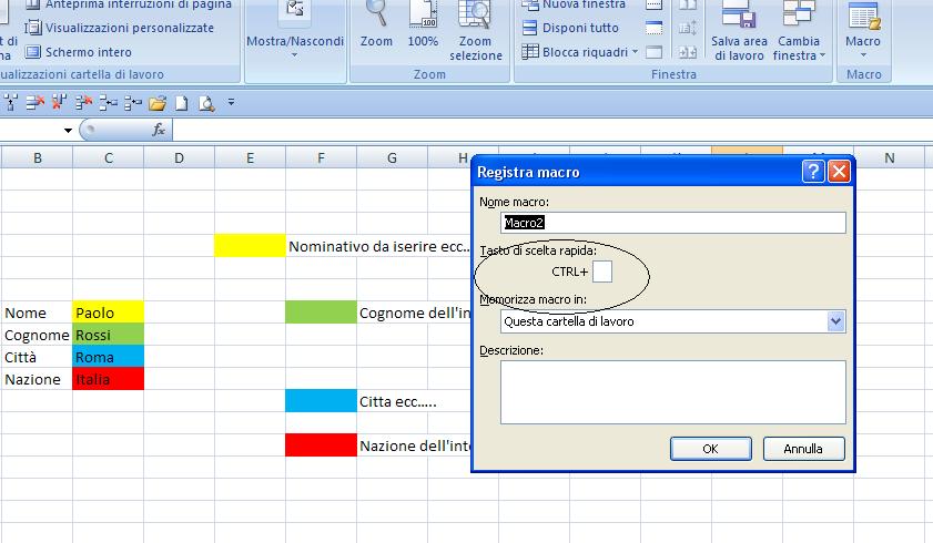 Come primo passo dobbiamo aggiungere la scheda di comando "Sviluppo".
