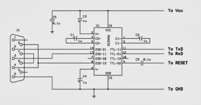 Thd Arduino Projekte Max232n Programmer Für Arduino