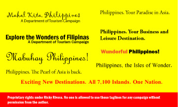 New Philippine Revolution: Department of Tourism Slogan suggestions