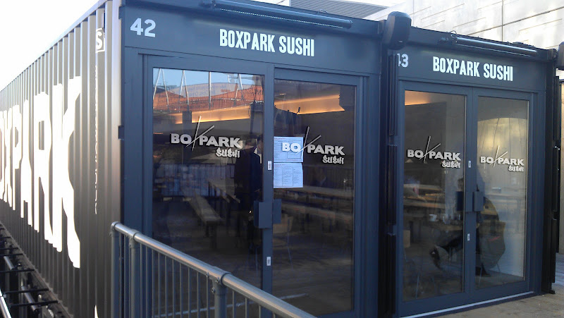 Daniel R. Huron | Boxpark Sushi Logo - Application Mockups