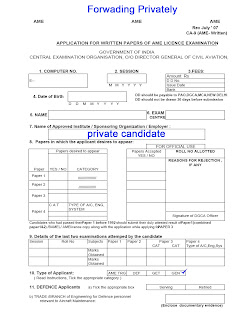 AME application for Private Candidate - AME Guide