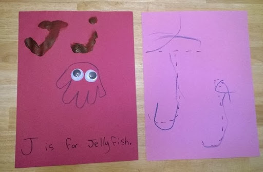 The cow jumping over the moon: Homemade Alphabet Book!