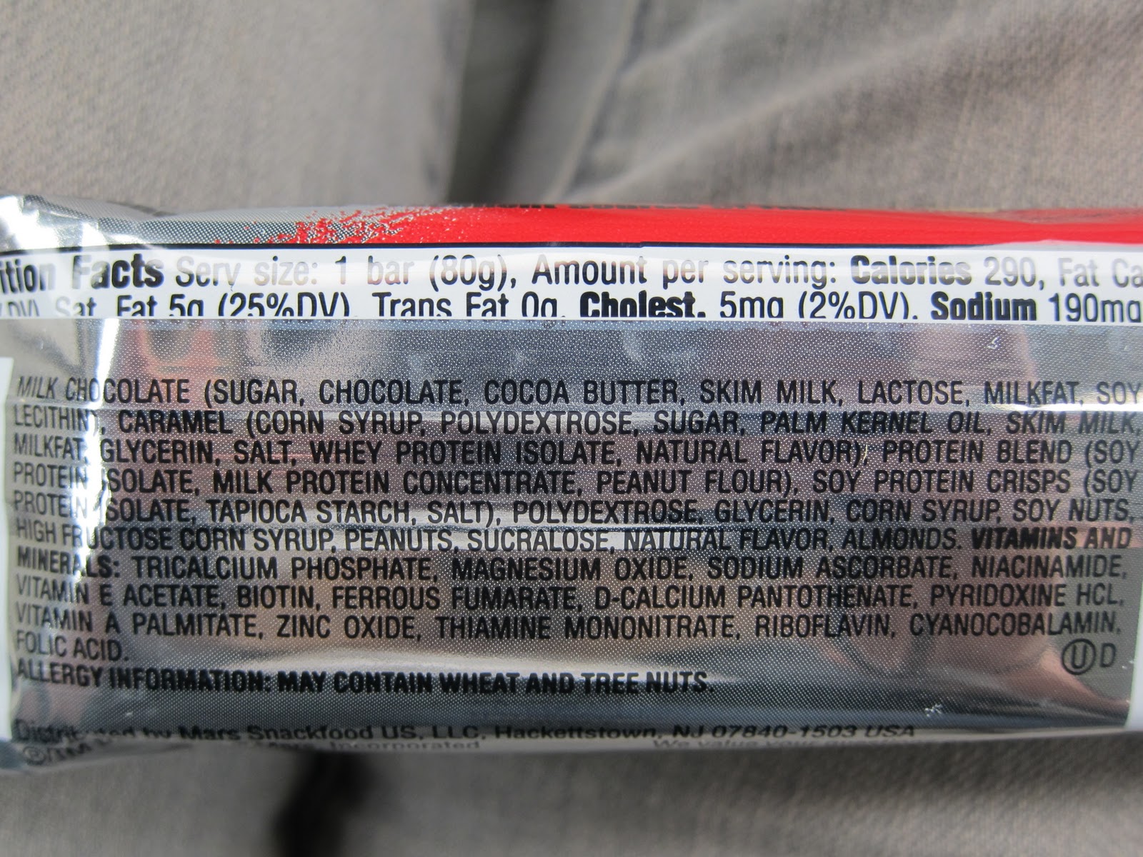 Snickers Marathon Protein Bar Nutrition Facts | Besto Blog