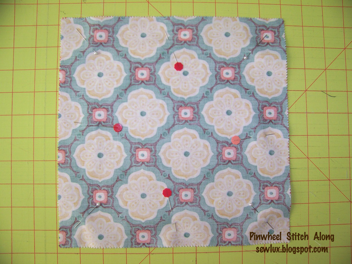 Sew Lux Fabric : Blog: Pinwheel Stitch Along: Week 2 - Stitch Your Blocks