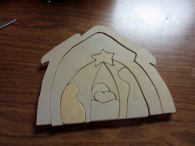 LDS Craft Project: Wooden Nativity Puzzle