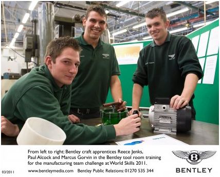 Luxury Topics: BENTLEY MOTORS OPENS ITS DOORS TO FUTURE APPRENTICES