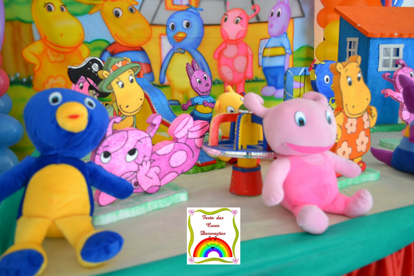 "Festa das Cores": Decoração Backyardigans
