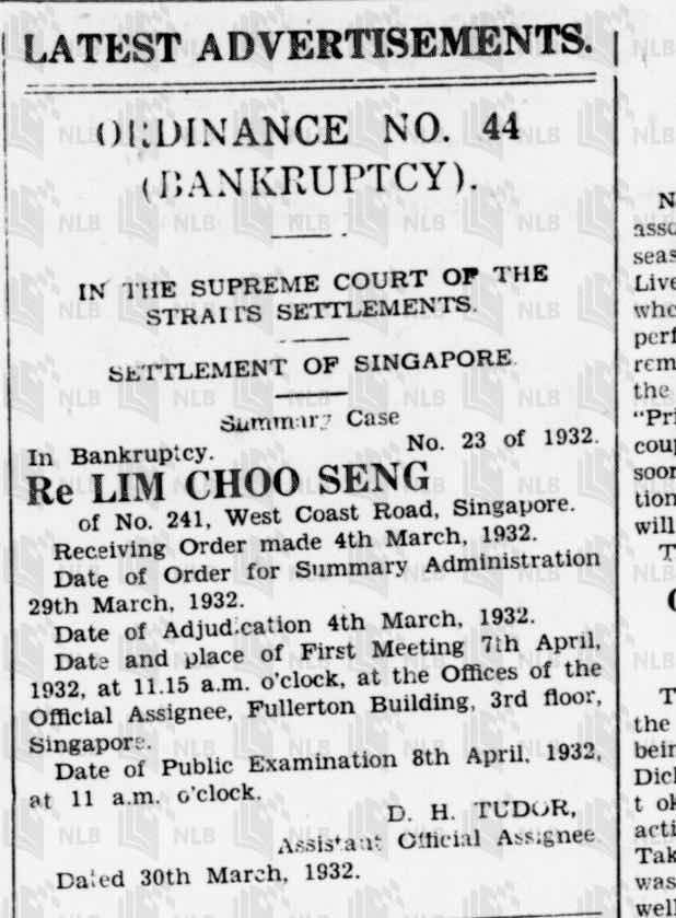 Lim Choo Seng and Kho Teck Neo