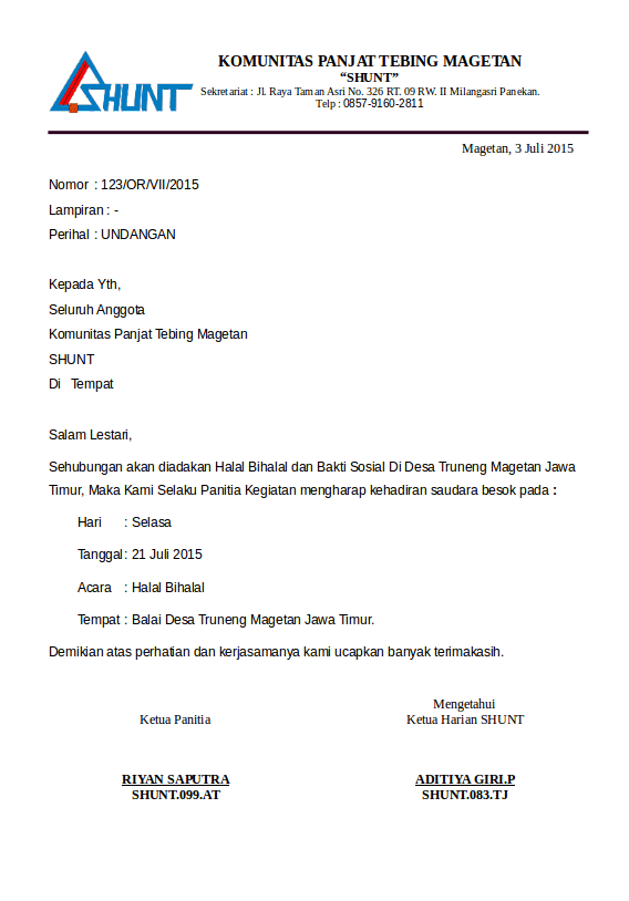 Contoh Kop Surat Perusahaan Profesional | Kredit Pintar Contoh Kop Surat Perusahaan Profesional | Kredit Pintar