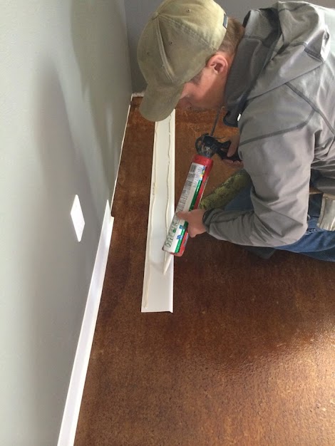 How To Install Rubber Cove Base Moulding | Ana White