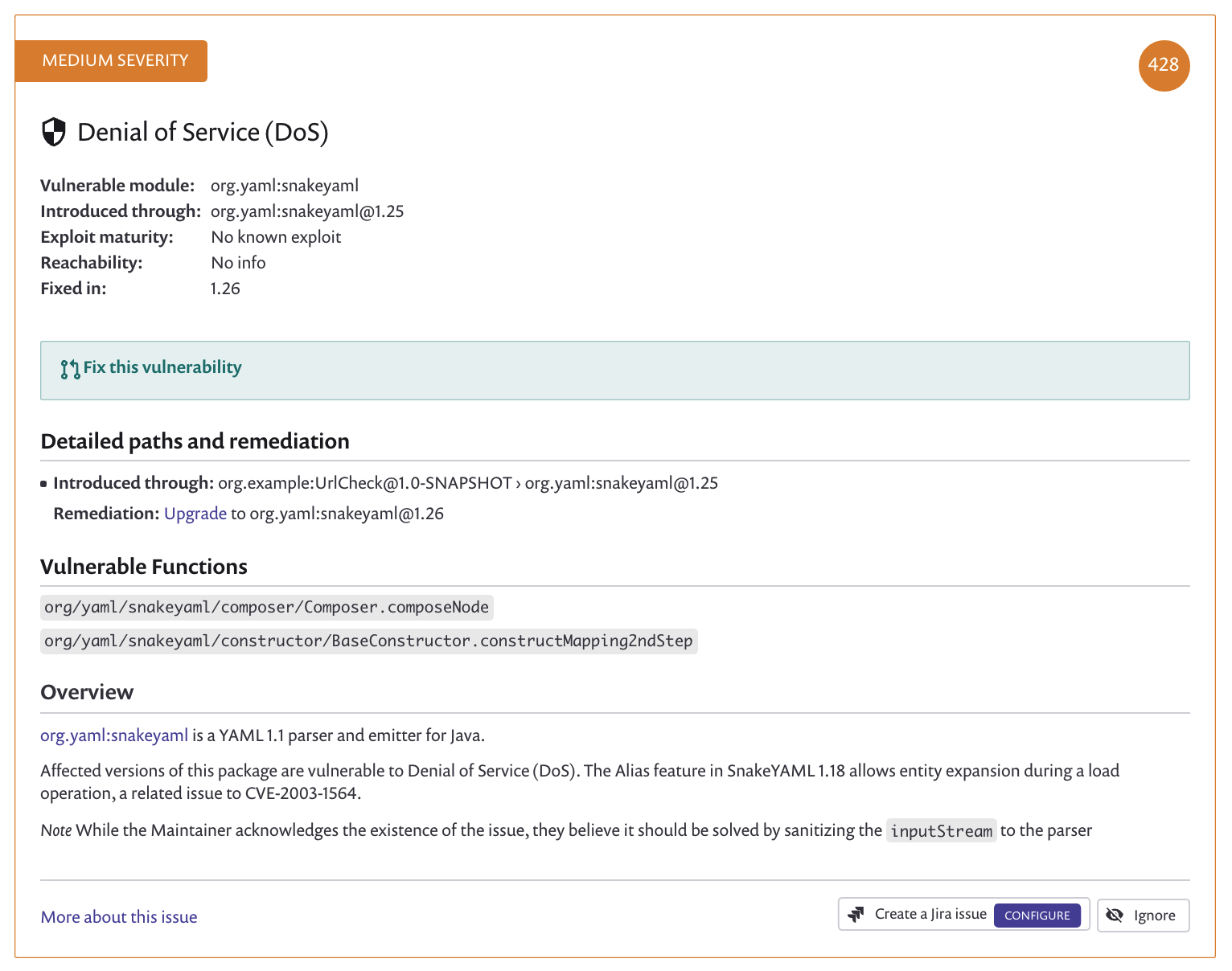Identify Prioritize And Fix Vulnerabilities With Reachable Vulnerabilities For Github Snyk