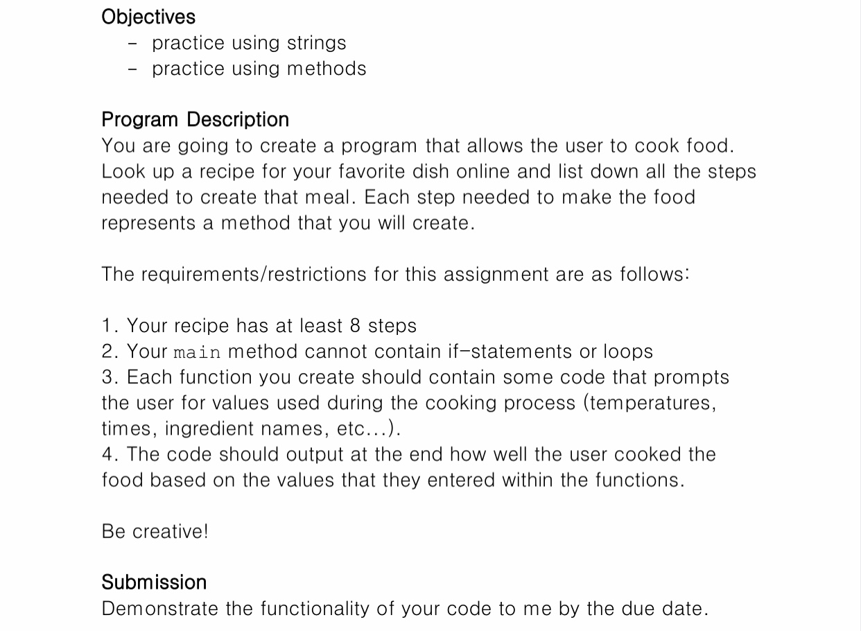 Solved Objectives Practice Using Strings Practice Using