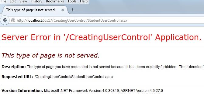 Asp Web Forms User Controls H2k Infosys Blog