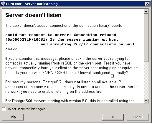 Postgres Desk Postgres Connecting Remotely Failed With Security Configurations