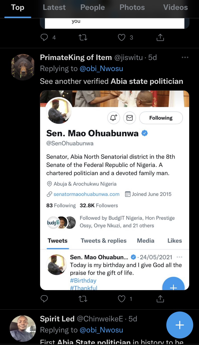 FACT-CHECK: Is Obinna Nwosu first Abia politician to be verified on ... FACT-CHECK: Is Obinna Nwosu first Abia politician to be verified on ...