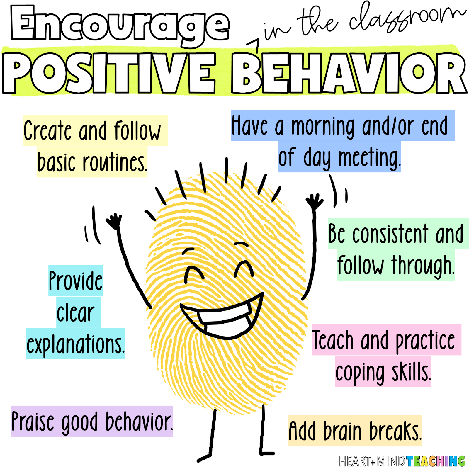 7 EASY Tips to Encourage Positive Behavior in the Classroom - Heart and ... 7 EASY Tips to Encourage Positive Behavior in the Classroom - Heart and ...