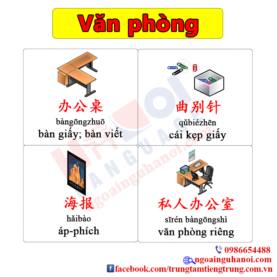 Chủ đề Từ Vựng Về Văn Phòng Trong Tiếng Trung Trungtamtiengtrung