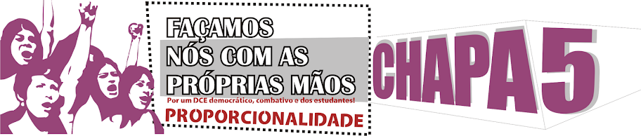 CHAPA 5 - DCE-UFF: Panfleto