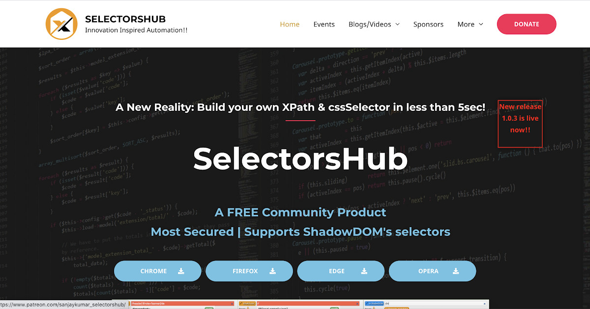 Learn Selenium Webdriver With Core Java Selectorshub The Best Xpath Chrome Extension