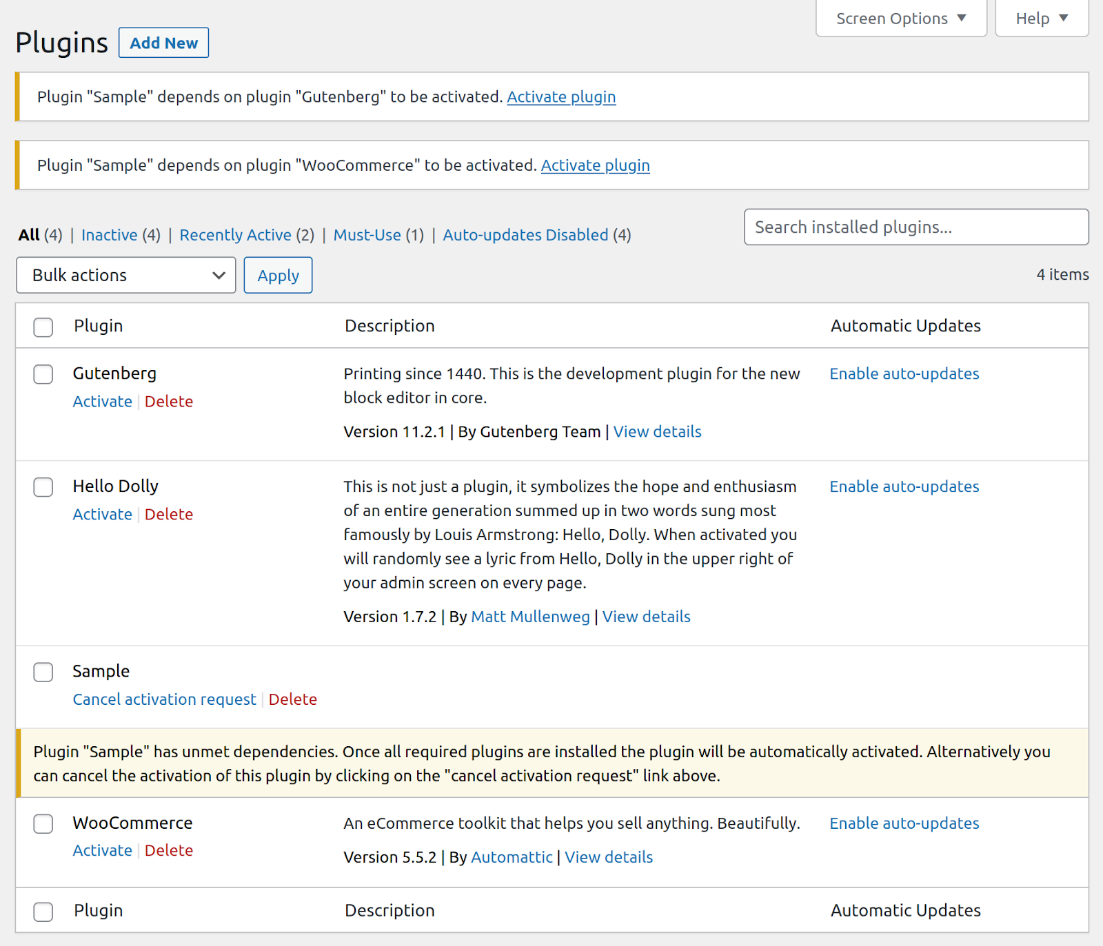 Feature Project: Plugin Dependencies – Make WordPress Core Feature Project: Plugin Dependencies – Make WordPress Core